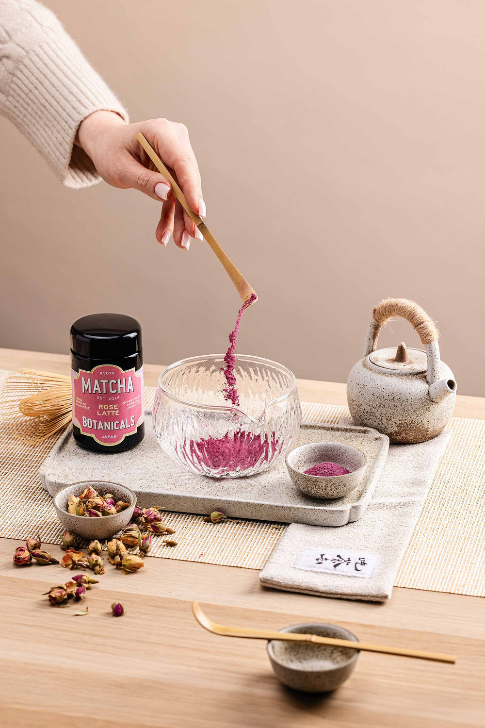 Matcha Rose Latté – Matcha Botanicals